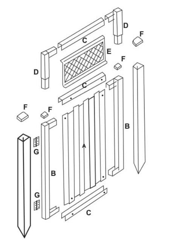 Colorbond Single Gate Kit | fencingsydney