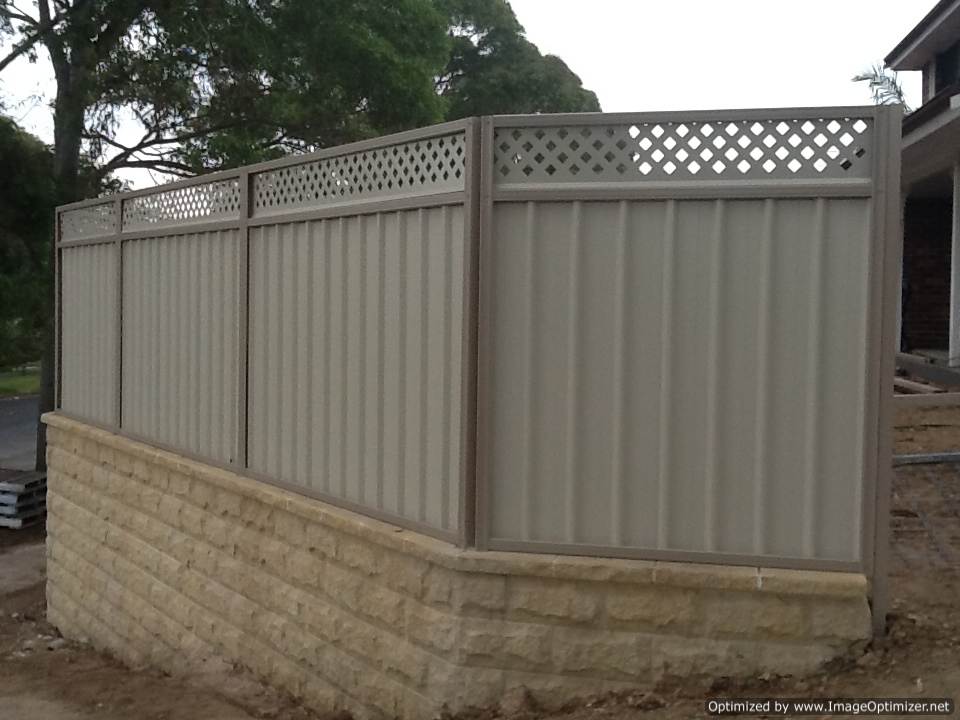 Installing colorbond panels at an angle - Home