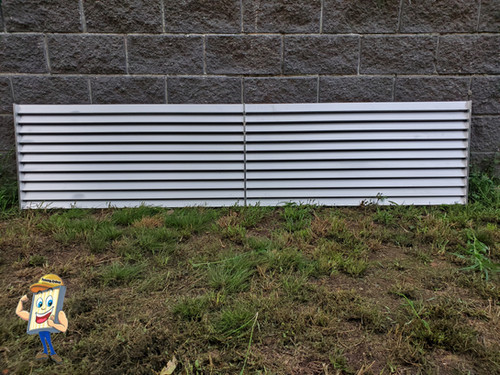 Louvre Colorbond Fence Insert 250mm or 550mm | fencingsydney