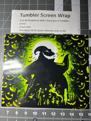 Tum WRAP sc print oog green blk | Wicked Lous