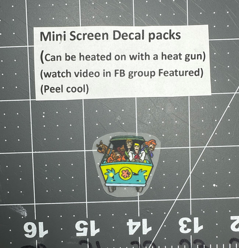 MINI Screen Decal Pack- Snoopy Van | Wicked Lous