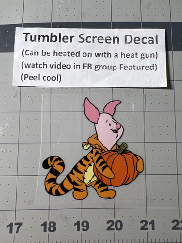 Tumbler Screen- Tigglet | Wicked Lous