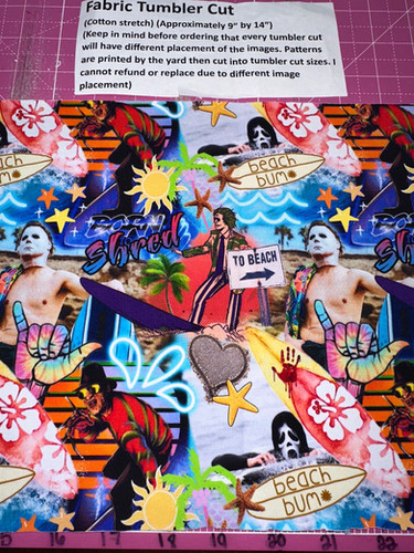 Fabric- Horror Beach Bum | Wicked Lous