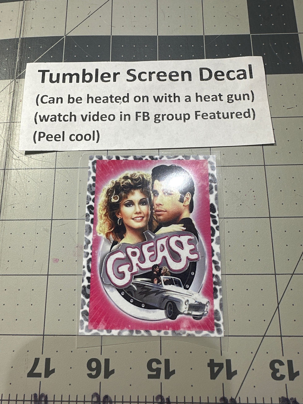 Tumbler Screen- Grease | Wicked Lous