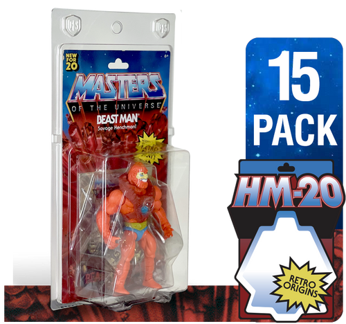 HM-20 FigureShield Clamshell - 15 Pack | figureshield