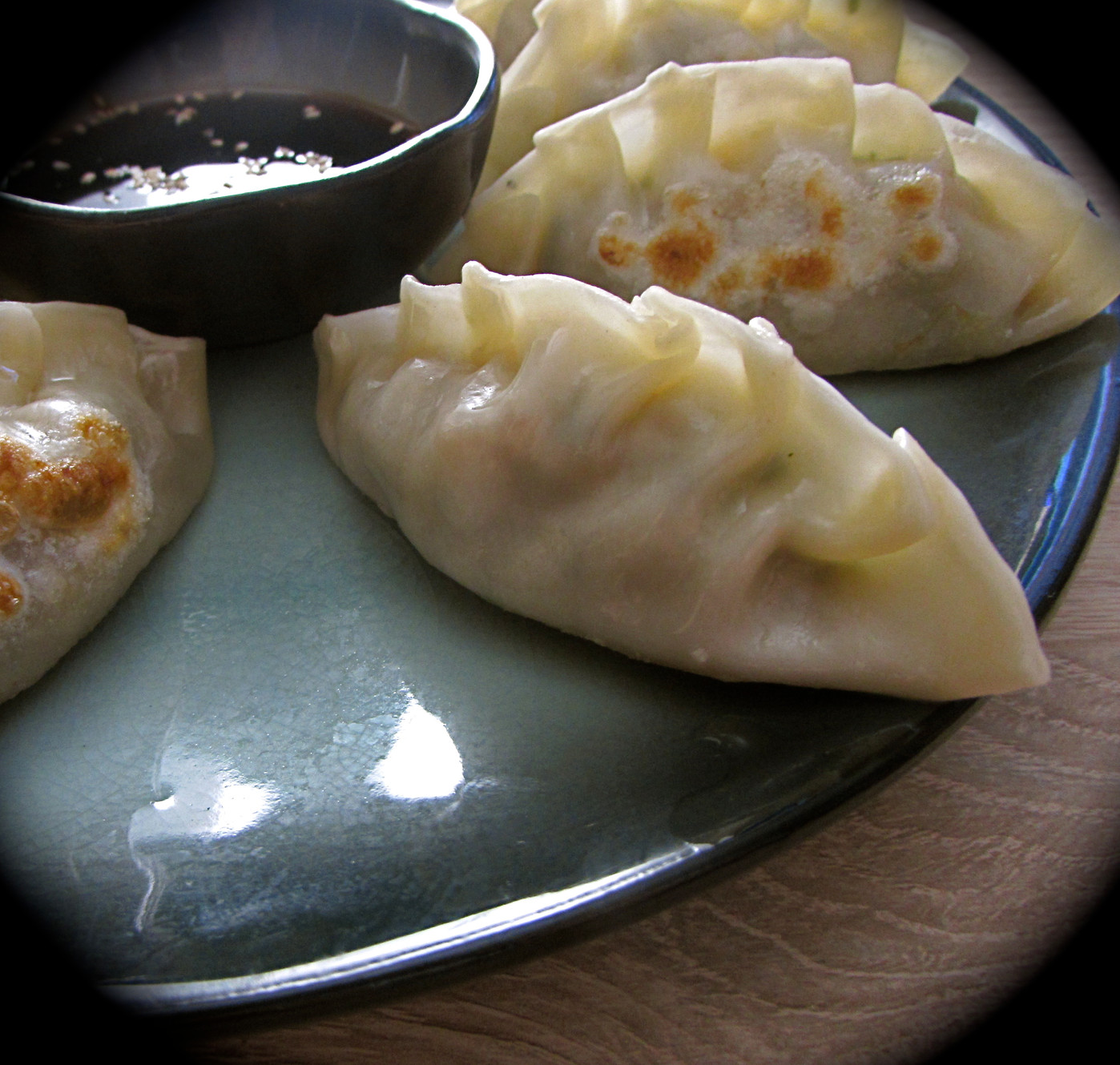 Gyozas tradicionales al vapor