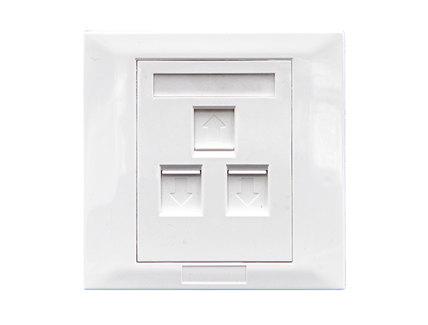 3 Ports UK Style Wall Plate | CTK Contact