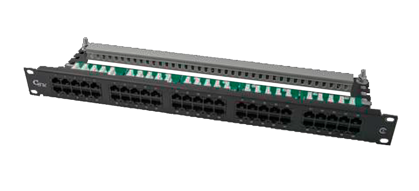 1U 50 Ports Cat3 Modular UTP Patch Panel | CTK Contact