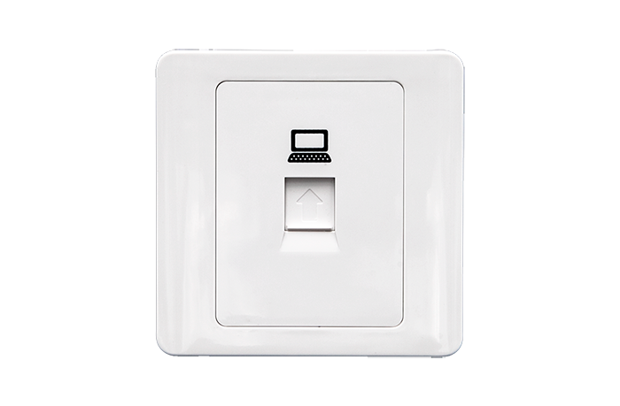 1 Port UK Style Icon Wall Plate | CTK Contact