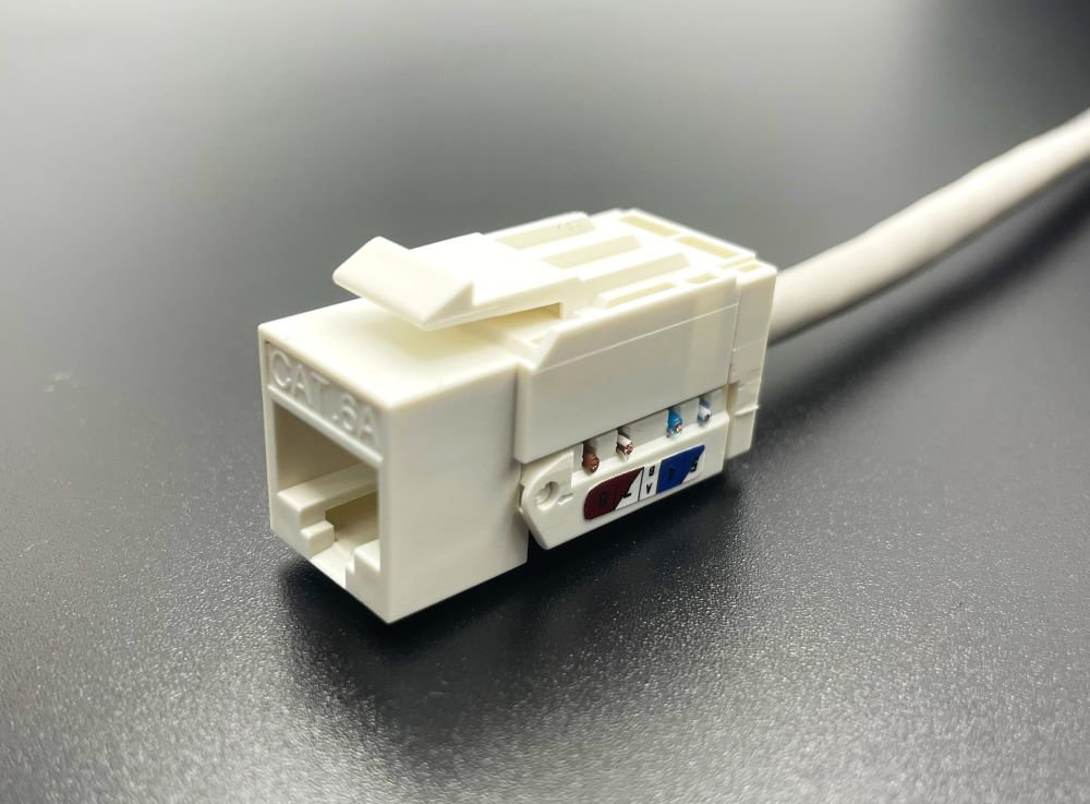 Cat6A RJ45 Keystone Jack | CTK Contact