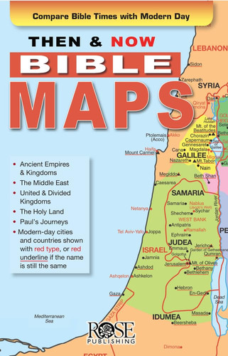 Then and Now Bible Maps - Fold out Pamphlet | Panaf International