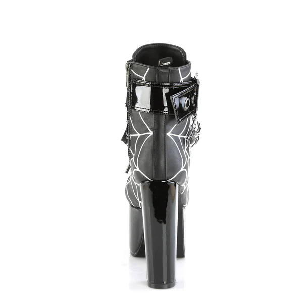 Demonia Spider Web Platform Heels | Kirkas