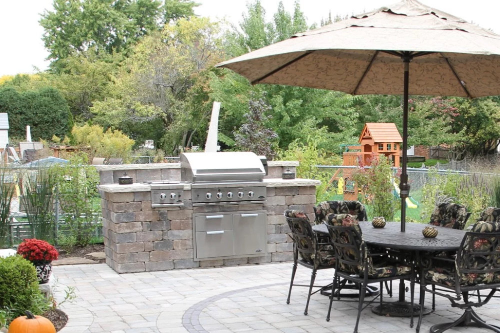 BBQ GRILL ENCLOSURES | StoneWall Landscapes | Boston | Landscape Design ...