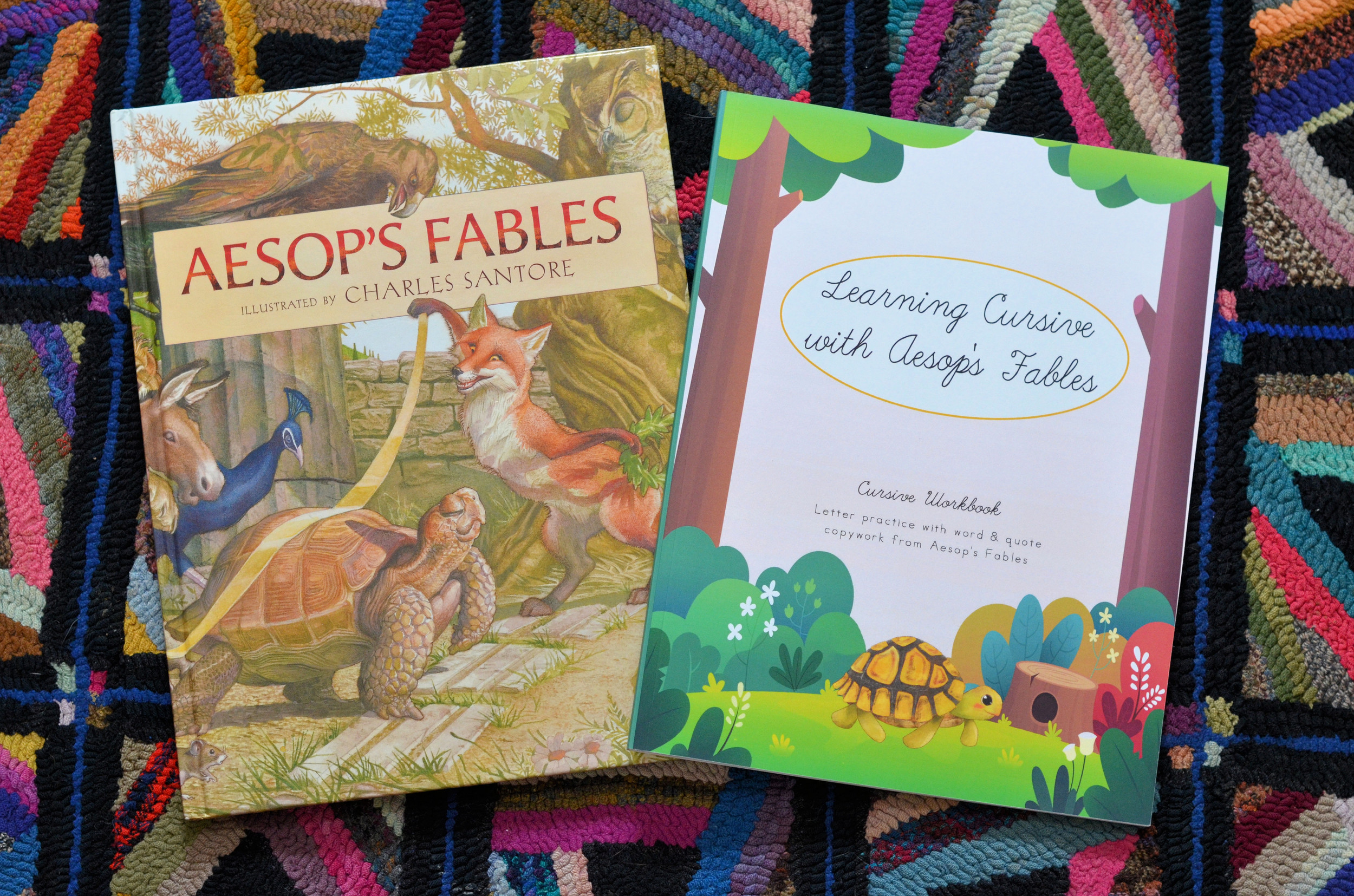 Learning Cursive with Aesop's Fable