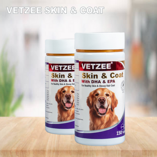 VETZEE Skin & Coat With DHA & EPA | Superpharmaceuticals