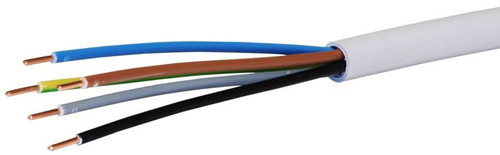 Câble d'installation FE0 5×6mm² 3LNPE gris Dca,s2,d2,a2 | Electroshop 2.0