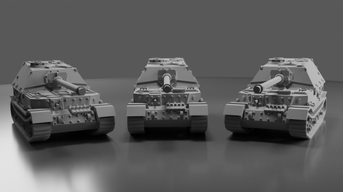 German - Panzerjäger Tiger (P) "Elefant" Platoon (3 Tanks) | Imperator ...