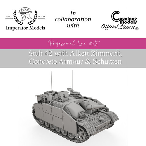 German - Stuh 42 with Alkett Zimmerit, Concrete Armour & Schurzen ...