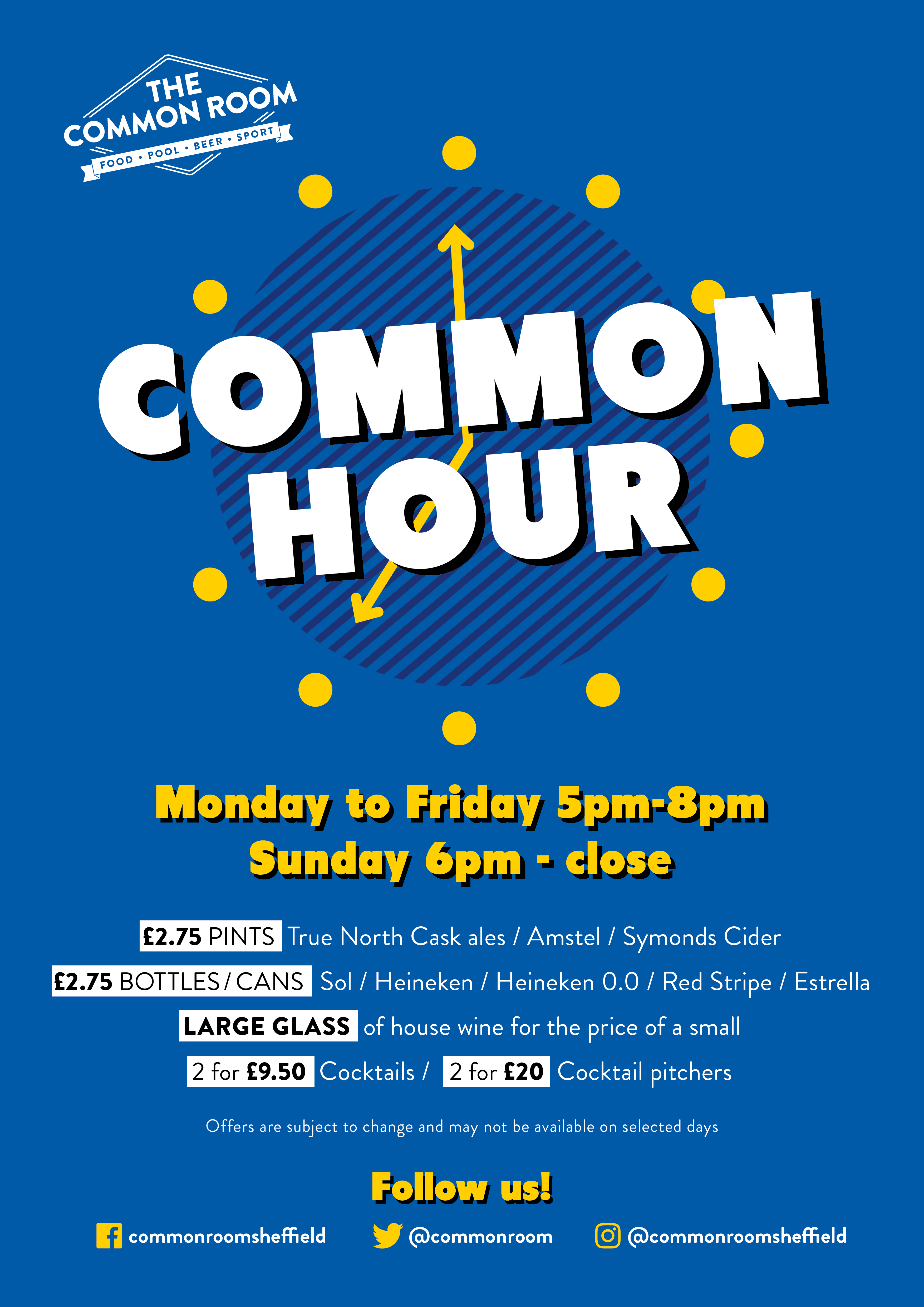 Home | Sheffield | The Common Room Sports Bar