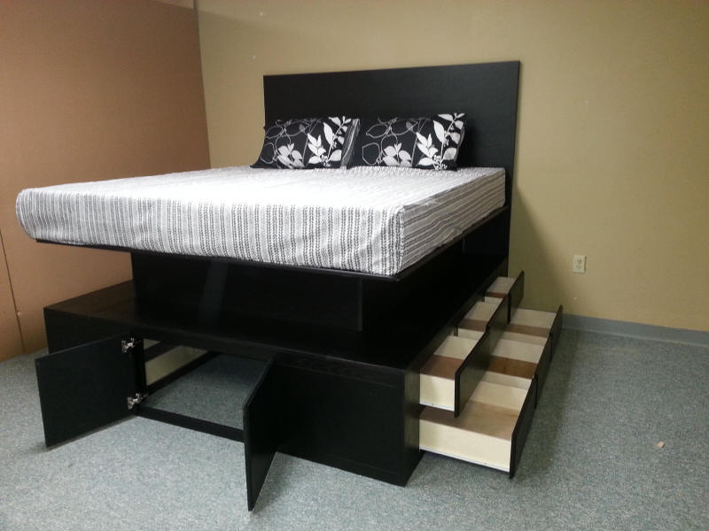 Raised Platform Bed