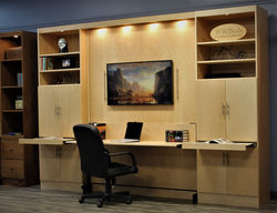 Entertainment Center Murphy Bed with TV | WWBeds Custom Furniture