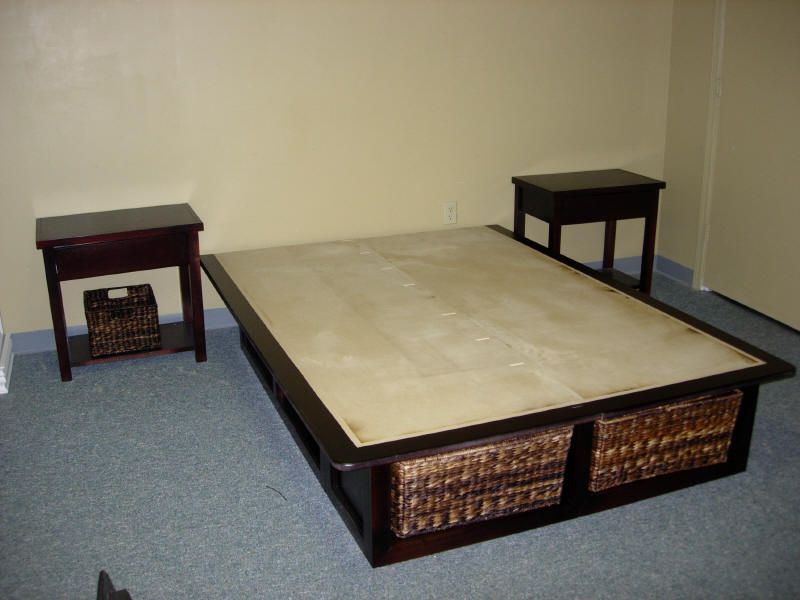 Bookcase Platform Bed