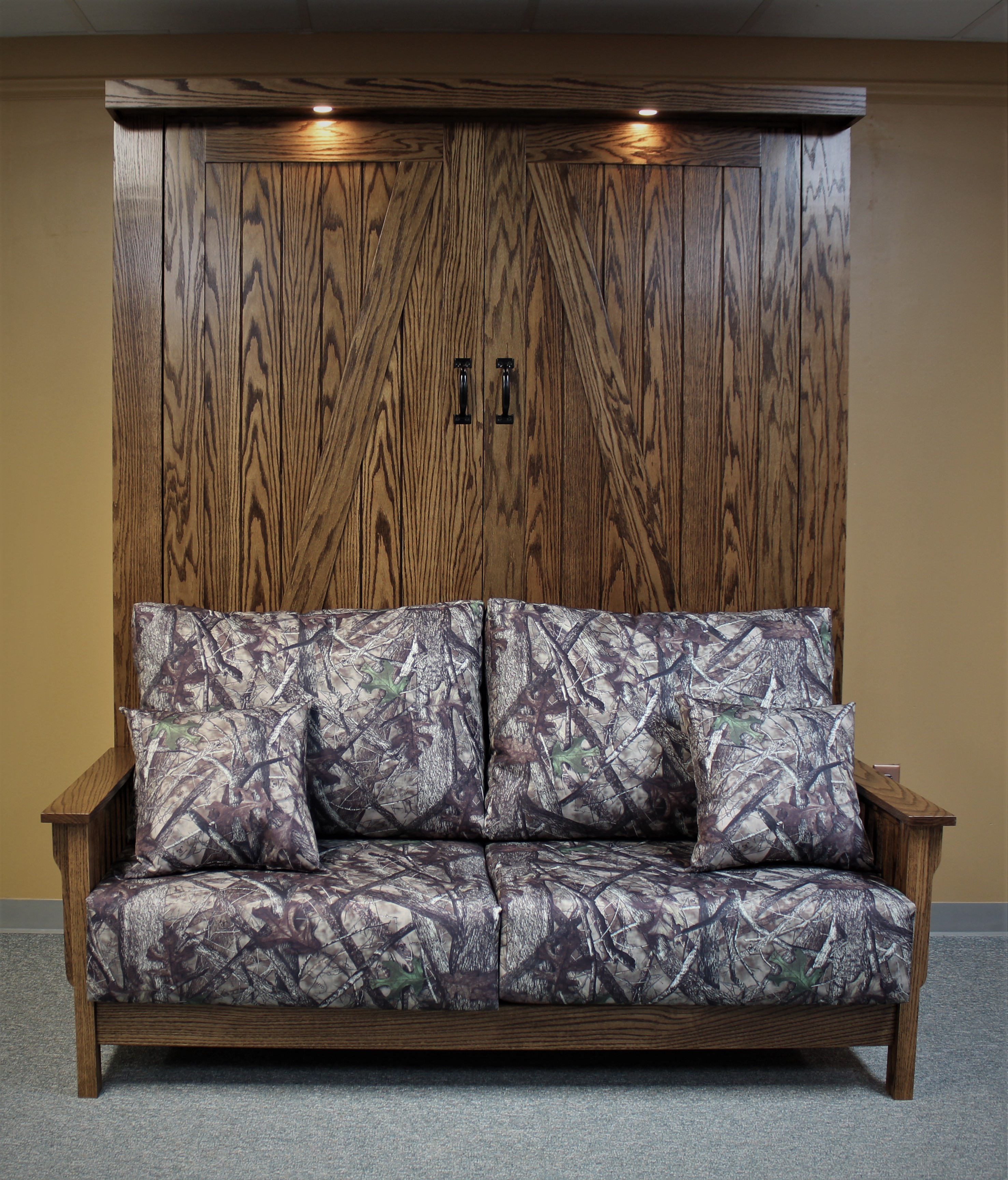 Barn Door Sofa Murphy Wall Bed