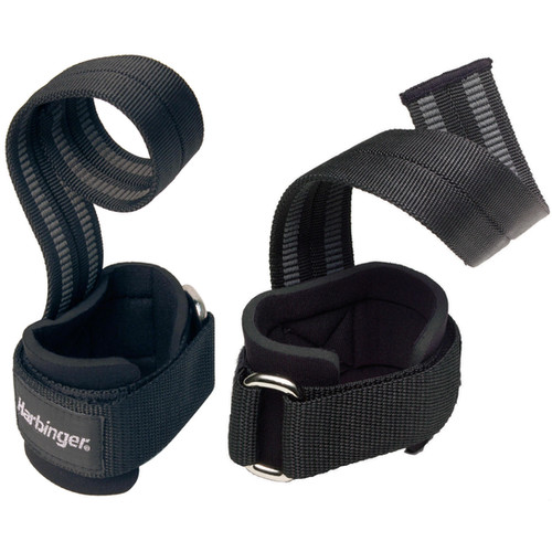 Harbinger | Big Grip Pro Lifting Straps - Black | harbingerthailand