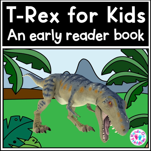 Dinosaur Early Reader Phonics Book | Hands-On Printables