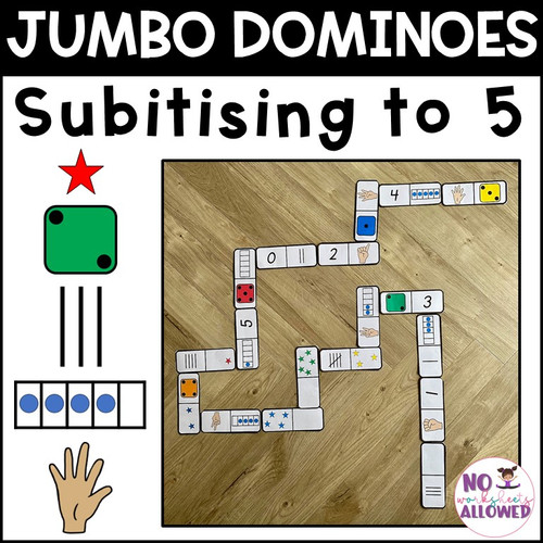 Subitising Dominoes Activity | Hands-On Printables