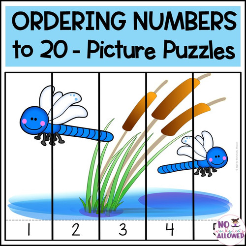 Numbers to 20 Minibeast Picture Puzzles | Hands-On Printables