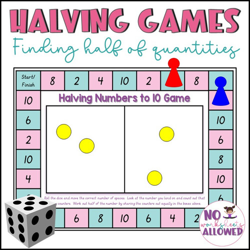 Halving Numbers Games | NoWorksheetsAllowed