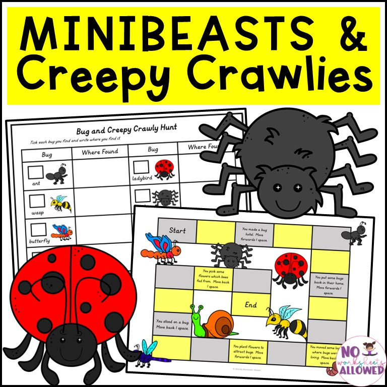 Minibeasts and Creepy Crawlies Activities Pack | Hands-On Printables