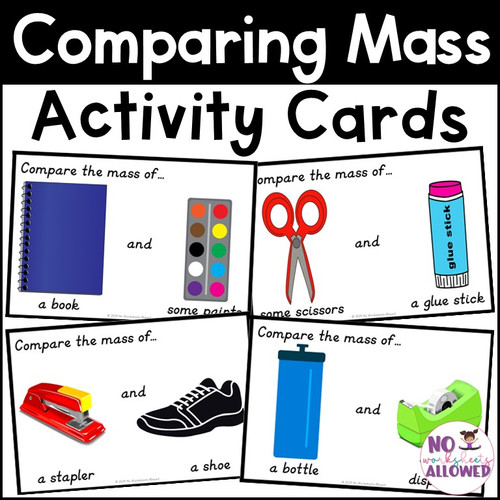 Comparing Mass Activity Cards | NoWorksheetsAllowed