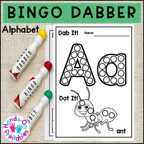 Bingo Dabber Alphabet Activity | Hands-On Printables