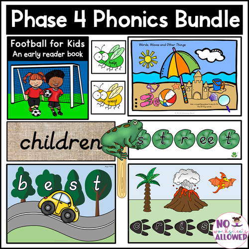 Phase 4 Phonics Activity Bundle | NoWorksheetsAllowed