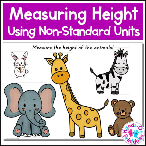 Measuring Height using Non-Standard Units | Hands-On Printables
