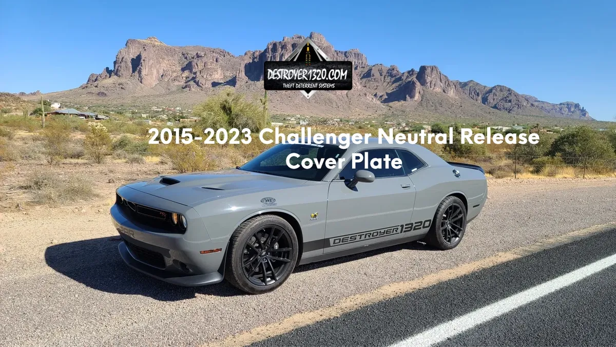2015-2023 Dodge Challenger Neutral Release Cover. Destroyer1320 ...