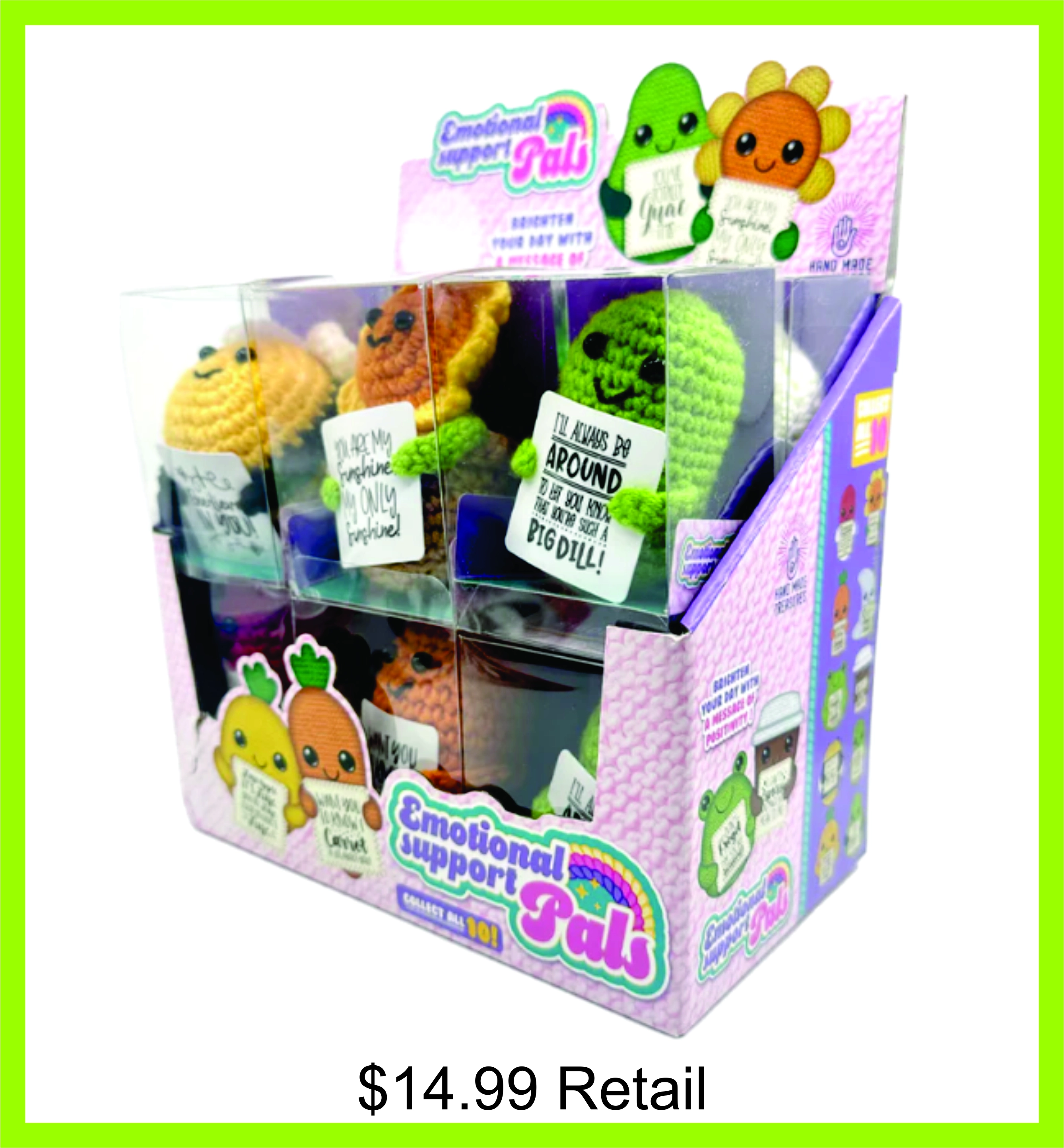 Kipp Brothers™ Crochet Emotional Support Pals | Treasure Chest