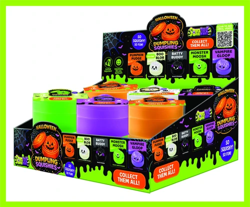 Squishzilla™ by FunDoh™ Halloween Dumplings - 5 Colorful Characters ...