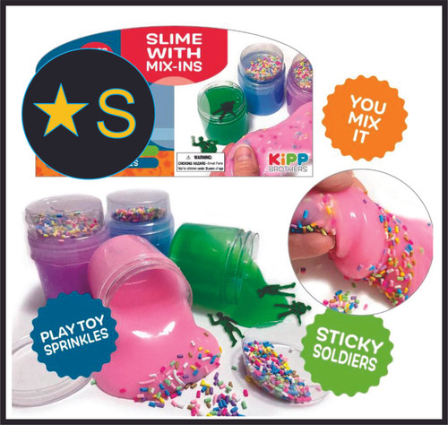 Colored Slime "Putty" with Mix-Ins - Soldier & Sprinkle Mix-Ins ...