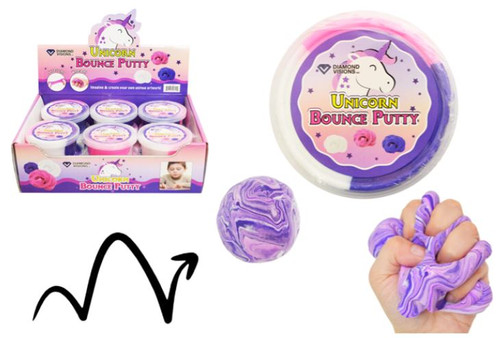 Unicorn Multicolor Bouncing Putty | Treasure Chest