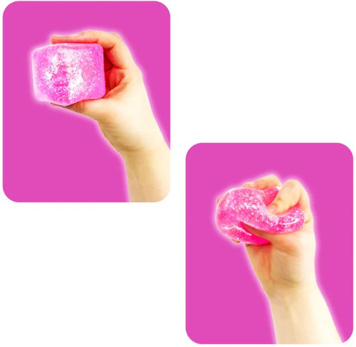 FunDoh™ Squishy Cube - 2.5in - 5 Assorted Glitter Colors - Counter ...