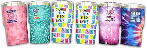 12oz Stainless Steel Travel Mug - Kid's Version - Double Wall Insulated ...