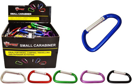 Carabiner Keychain - Small - Assorted Colors - Counter Display ...