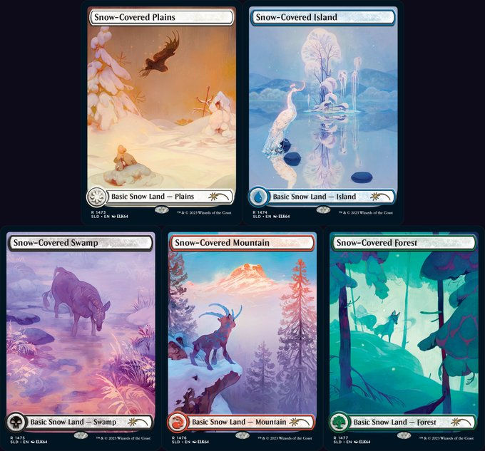 Snow covered Land | MTGWIZARDSchile