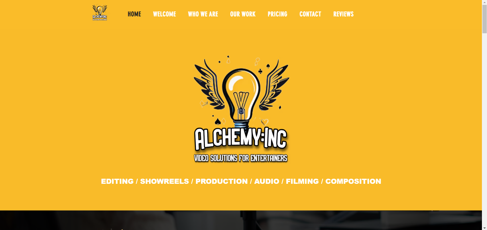HOME | Alchemy Inc | Video services for entertainers