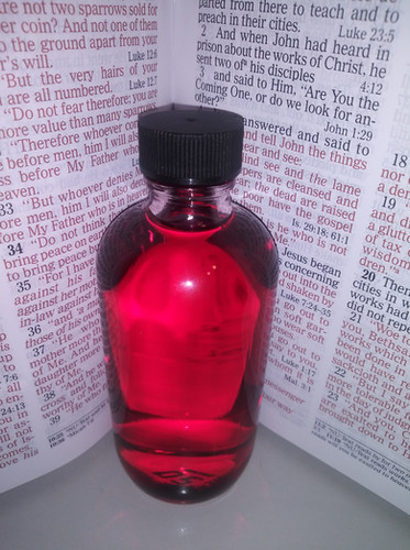 4oz Bottle of Blood of Jesus Oil | Victory Temple