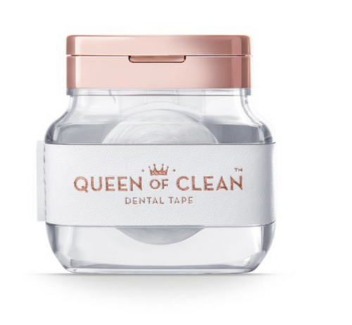 Queen of Clean Dental Floss & Dispenser 100m | Well & Ness