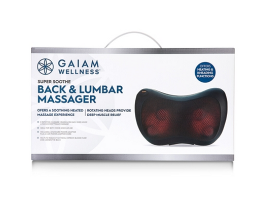 Gaiam Wellness - Super Soothe Back & Lumbar Massager | Well & Ness